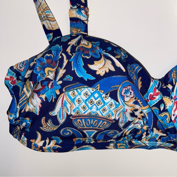Alex Marie | Swim | Alex Marie Blue Paisley Bikini Swim Top Underwire ...